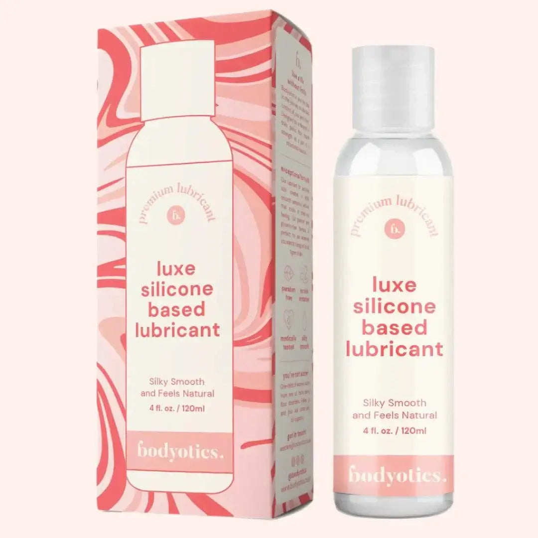 Silicone Based Lubricant - Bodyotics Premium Lube 4oz for Silky Smooth ...